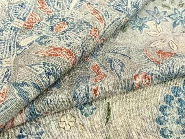 ■■■　サイズ　■■■ 身丈 157cm（肩から） 裄丈 64cm 袖丈 48cm　縫込み 3cm 袖幅 32cm 前幅 25cm 後幅 30cm 着物縫いこみ 内揚げ 2cm 裄 お袖側 約2cm　身頃側 約2cm ■■■　商品詳細　■■...