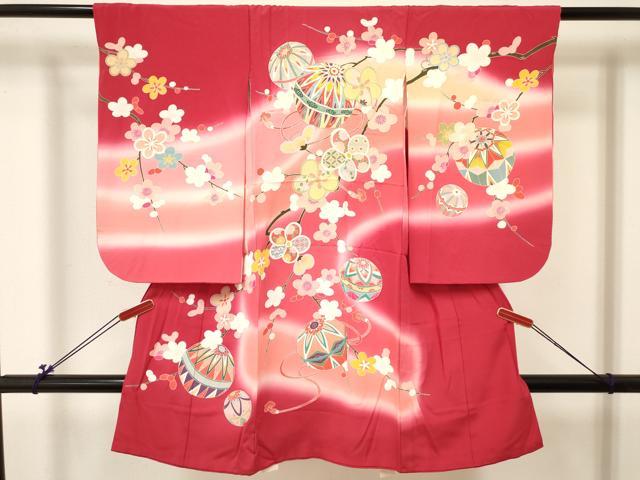■■■　サイズ　■■■ 【祝着】 身丈 97cm（肩から） 裄丈 47.5cm（肩上げ　0cm） 袖丈 57.5cm　縫込み 3cm 袖幅 31cm 前幅 15.5cm 後幅 16.5cm 着物縫いこみ 内揚げ 0cm （腰上げ　0cm） ...