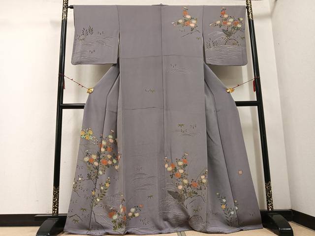 ■■■　サイズ　■■■ 身丈 166cm（肩から） 裄丈 65cm 袖丈 47cm　縫込み 2cm 袖幅 31.5cm 前幅 24cm 後幅 30cm 着物縫いこみ 内揚げ 8cm 裄 お袖側 約1cm　身頃側 約1cm ■■■　商品詳細　...