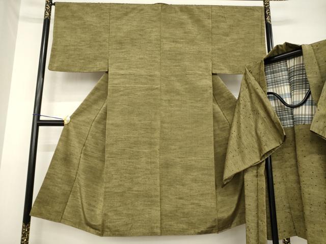 ■■■　サイズ　■■■ 【着物】 身丈 140cm（肩から） 裄丈 66.5cm 袖丈 48cm　縫込み 6cm 袖幅 34cm 前幅 25cm 後幅 30cm 着物縫いこみ 内揚げ 7cm 裄 お袖側 約5cm　身頃側 約5cm 【羽織】...