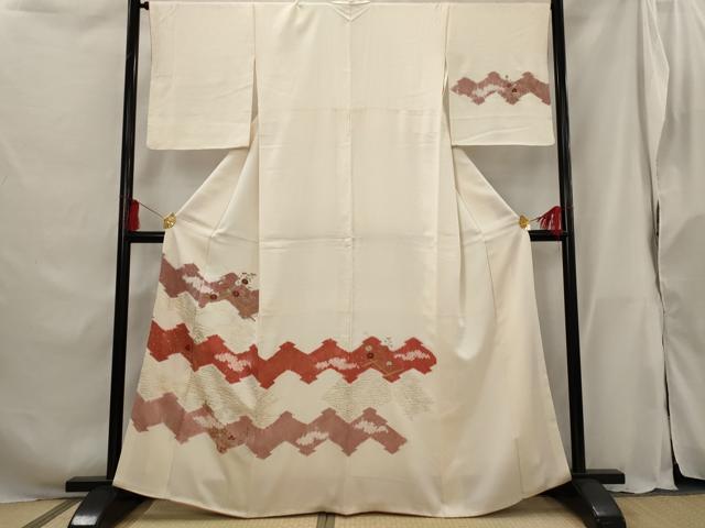 ■■■　サイズ　■■■ 身丈 163cm（肩から） 裄丈 66cm 袖丈 50cm　縫込み 6cm 袖幅 33cm 前幅 25cm 後幅 29.5cm 着物縫いこみ 内揚げ 4.5cm 裄 お袖側 約1cm　身頃側 約2cm ■■■　商品詳...