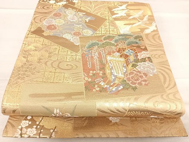 ■■■　サイズ　■■■ 長さ 432cm 幅 31cm程 ■■■　商品詳細　■■■ 【正絹】 詳細に関しましては、画像をご確認ください。 大変上質な逸品になります。 お安く出品致しますので、是非この機会にいかがでしょうか？ ■■■　注意事項...