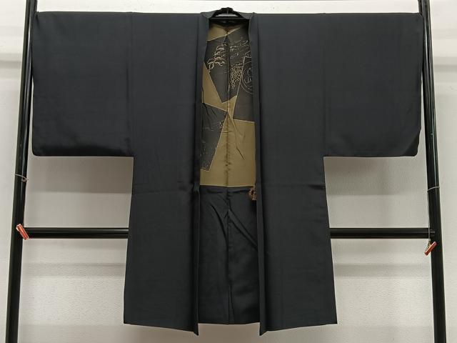 ■■■　サイズ　■■■ 身丈 106.5cm（肩から） 裄丈 69cm 袖丈 52cm　縫込み 1cm 袖幅 34.5cm 前幅 21cm 後幅 33cm 裄 お袖側 約0cm　身頃側 約2cm ■■■　商品詳細　■■■ 【正絹・一つ紋】 ...