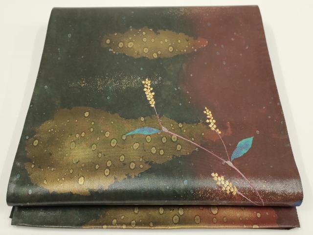 ■■■　サイズ　■■■ 長さ 448cm 幅 31.5cm程 ■■■　商品詳細　■■■ 【正絹】 状態は締めてはおりますが 特に目立ったシミ汚れなどもなく大変良い状態です。 大変上質な逸品になります。 お安く出品致しますので、是非この機会に...