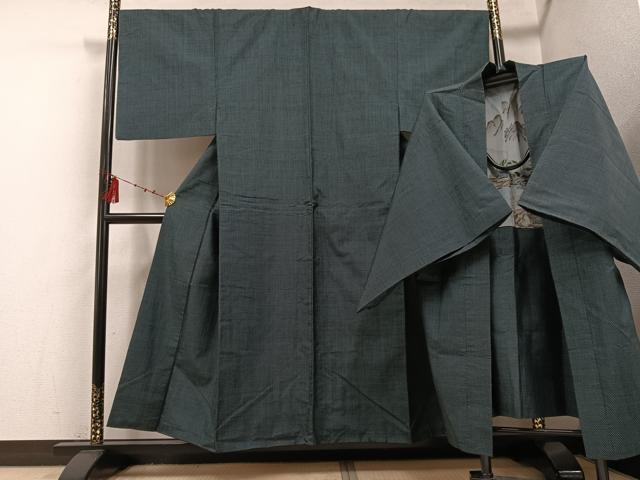 ■■■　サイズ　■■■ 【着物】 身丈 152cm（肩から） 裄丈 68.5cm 袖丈 50cm　縫込み 2cm 袖幅 33.5cm 前幅 25.5cm 後幅 31.5cm 着物縫いこみ 内揚げ 4cm 裄 お袖側 約0cm　身頃側 約1c...