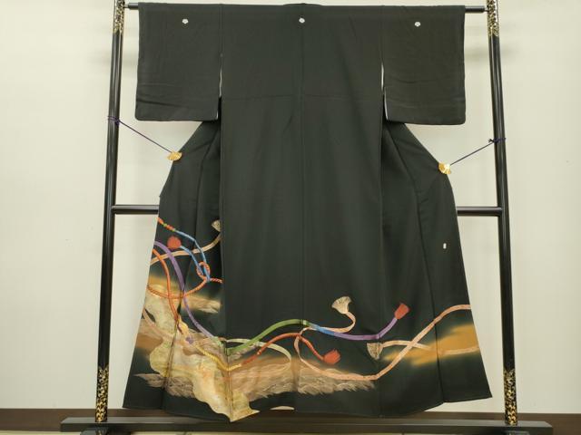 ■■■　サイズ　■■■ 身丈 149.5cm（肩から） 裄丈 60.5cm 袖丈 45cm　縫込み 5cm 袖幅 30.5cm 前幅 23.5cm 後幅 29cm 着物縫いこみ 内揚げ 11cm 裄 お袖側 約3cm　身頃側 約3cm ■■...