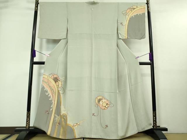 ■■■　サイズ　■■■ 身丈 160.5cm（肩から） 裄丈 67cm 袖丈 49cm　 縫込み 5cm 袖幅 35cm 前幅 25.5cm 後幅 30cm 着物縫いこみ 内揚げ 3cm 裄 お袖側 約 2cm　身頃側 約 3cm ■■■　...