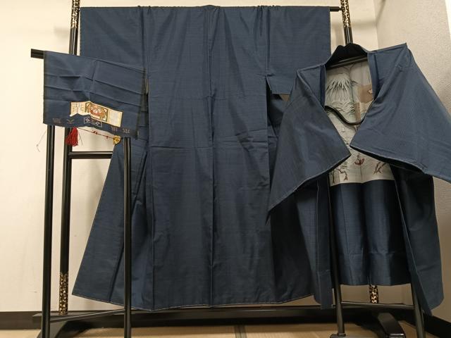 ■■■　サイズ　■■■ 【着物】 身丈 148cm（肩から） 裄丈 67cm 袖丈 49cm　縫込み 0cm 袖幅 34cm 前幅 24cm 後幅 30cm 着物縫いこみ 内揚げ 0cm 裄 お袖側 約0cm　身頃側 約0cm 【羽織】 身...