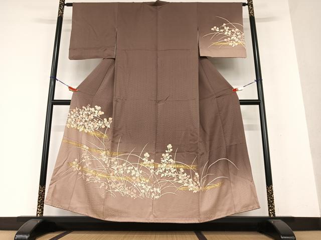 ■■■　サイズ　■■■ 身丈 154.5cm（肩から） 裄丈 62cm 袖丈 48cm　縫込み 6cm 袖幅 33.5cm 前幅 23cm 後幅 29cm 着物縫いこみ 内揚げ 8cm 裄 お袖側 約2.5cm　身頃側 約4cm ■■■　商...