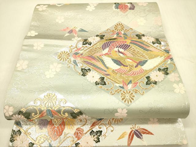 ■■■　サイズ　■■■ 長さ 416cm 幅 30.5cm程 ■■■　商品詳細　■■■ 【正絹・芯なし】 詳細に関しましては、画像をご確認ください。 大変上質な逸品になります。 お安く出品致しますので、是非この機会にいかがでしょうか？ ※汚...