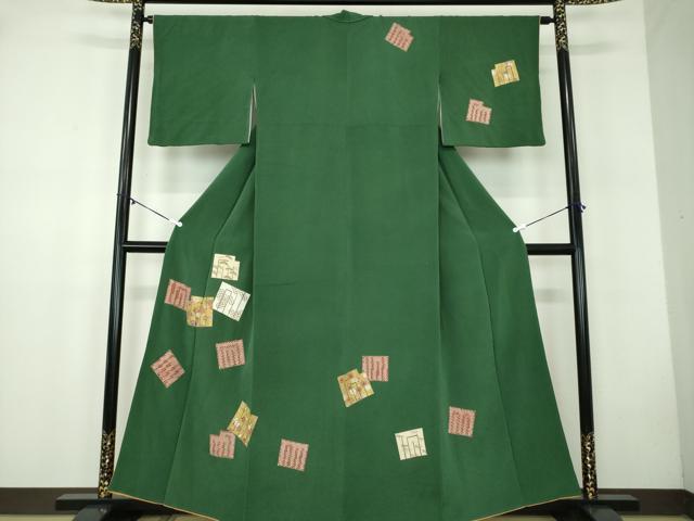 ■■■　サイズ　■■■ 身丈 160cm（肩から） 裄丈 64cm 袖丈 46cm　縫込み 7.5cm 袖幅 33cm 前幅 24cm 後幅 29cm 着物縫いこみ 内揚げ 5.5cm 裄 お袖側 約1.5cm　身頃側 約2.5cm ■■■...