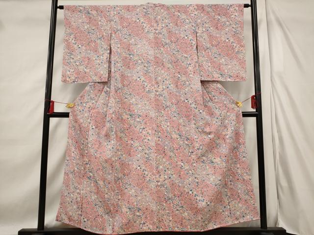 ■■■　サイズ　■■■ 身丈 154cm（肩から） 裄丈 62cm 袖丈 56cm　縫込み 2cm 袖幅 32cm 前幅 22cm 後幅 28cm 着物縫いこみ 内揚げ 5cm 裄 お袖側 約2cm　身頃側 約4.5cm ■■■　商品詳細　...