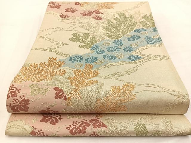 ■■■　サイズ　■■■ 長さ 408cm 幅 31cm程 ■■■　商品詳細　■■■ 【交織・未仕立て】 詳細に関しましては、画像をご確認ください。 お安く出品致しますので、是非この機会にいかがでしょうか？ ■■■　注意事項　■■■ ■モニタ...