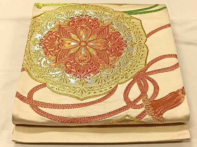 ■■■　サイズ　■■■ 長さ 426cm 幅 30.5cm程 ■■■　商品詳細　■■■ 【正絹・芯なし・関西仕立て】 詳細に関しましては、画像をご確認ください。 大変上質な逸品になります。 お安く出品致しますので、是非この機会にいかがでしょ...