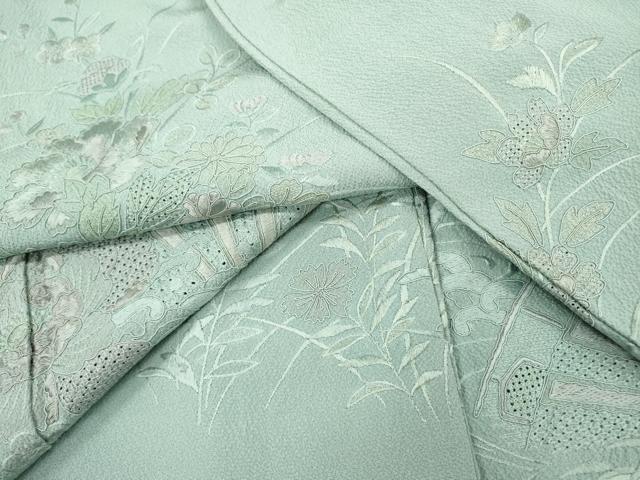 ■■■　サイズ　■■■ 身丈 158cm（肩から） 裄丈 64cm 袖丈 47cm　縫込み 5cm 袖幅 32.5cm 前幅 24cm 後幅 29cm 着物縫いこみ 内揚げ 5cm 裄 お袖側 約3cm　身頃側 約0cm ■■■　商品詳細　...