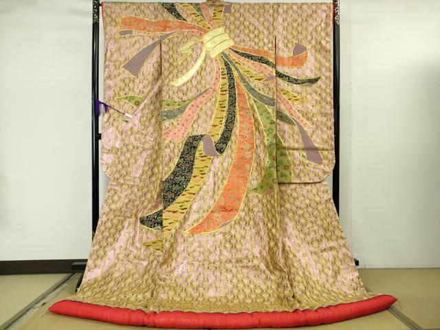 ■■■　サイズ　■■■ 身丈 193cm（肩から） 裄丈 67cm 袖丈 104cm 袖幅 33.5cm 前幅 33cm 後幅 33cm 着物縫いこみ 内揚げ 0cm 裄 お袖側 約 0cm　身頃側 約 0cm ■■■　商品詳細　■■■ 【...