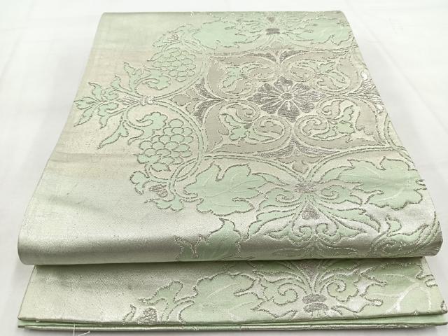 ■■■　サイズ　■■■ 長さ 404cm 幅 30.5cm程 ■■■　商品詳細　■■■ 【正絹・芯なし】 詳細に関しましては、画像をご確認ください。 大変上質な逸品になります。 お安く出品致しますので、是非この機会にいかがでしょうか？ ※銀...