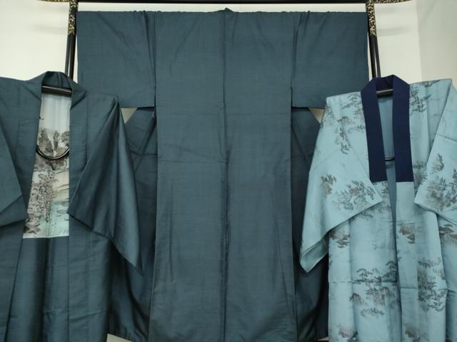 ■■■　サイズ　■■■ 【着物】 身丈 149cm（肩から） 裄丈 71cm 袖丈 49cm　縫込み 4cm 袖幅 36cm 前幅 26.5cm 後幅 30cm 着物縫いこみ 内揚げ 5cm 裄 お袖側 約1cm　身頃側 約2cm 【羽織】...