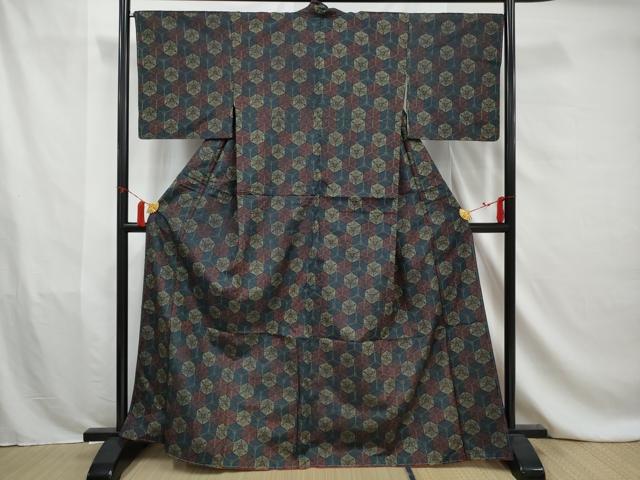 ■■■　サイズ　■■■ 身丈 165.5cm（肩から） 裄丈 66.5cm 袖丈 47.5cm　縫込み 4cm 袖幅 34.5cm 前幅 26.5cm 後幅 30.5cm 着物縫いこみ 内揚げ 0cm 裄 お袖側 約2cm　身頃側 約3cm...