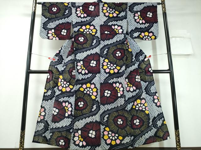 ■■■　サイズ　■■■ 身丈 154cm（肩から） 裄丈 66.5cm 袖丈 44.5cm　縫込み 4cm 袖幅 34.5cm 前幅 23cm 後幅 29cm 着物縫いこみ 内揚げ 0cm 裄 お袖側 約0cm　身頃側 約1cm ■■■　商...