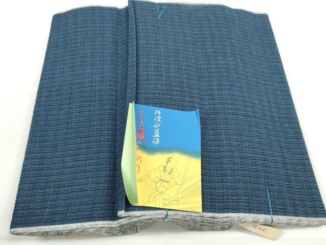 ■■■　サイズ　■■■ 長さ　　着尺分あり 幅　　　約36cm ■■■　商品詳細　■■■ 【綿・未使用】 状態は特に目立ったシミ汚れなどもなく大変良い状態です。 徳島県の伝統的な綿織物で、 国によって伝統的工芸品に指定されている阿波しじら織...