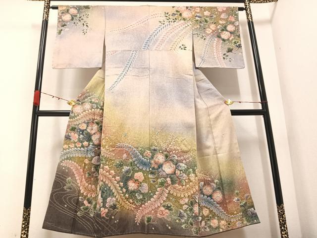 ■■■　サイズ　■■■ 身丈 145cm（肩から） 裄丈 62cm 袖丈 47.5cm　縫込み 8cm 袖幅 31.5cm 前幅 22cm 後幅 28cm 着物縫いこみ 内揚げ 15cm 裄 お袖側 約2cm　身頃側 約3cm ■■■　商品...