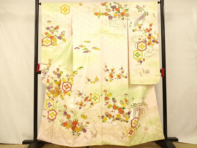 ■■■　サイズ　■■■ 身丈 158cm（肩から） 裄丈 64.5cm 袖丈 92cm　縫込み 5cm 袖幅 33cm 前幅 23.5cm 後幅 30.5cm 着物縫いこみ 内揚げ 4.5cm 裄 お袖側 約1cm　身頃側 約1.5cm ■...