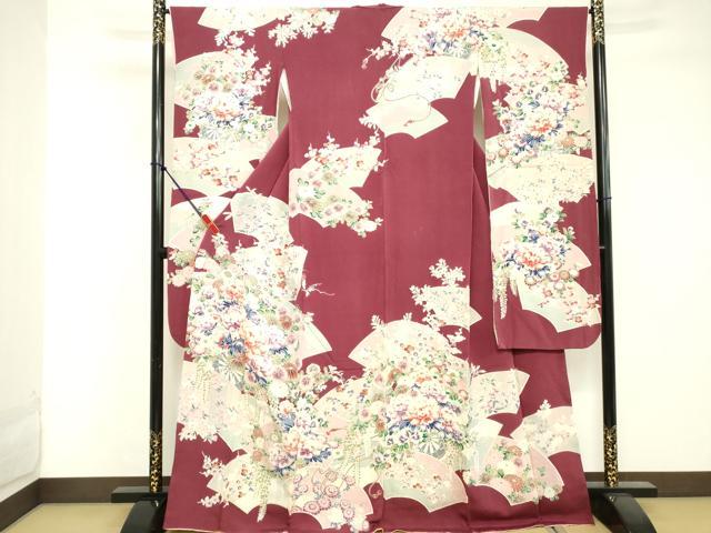 ■■■　サイズ　■■■ 身丈 168cm（肩から） 裄丈 66cm 袖丈 107.5cm　縫込み 6cm 袖幅 34cm 前幅 23cm 後幅 29cm 着物縫いこみ 内揚げ 0cm 裄 お袖側 約1cm　身頃側 約3cm ■■■　商品詳細...