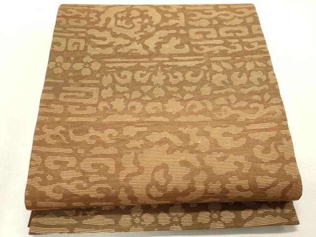 ■■■　サイズ　■■■ 長さ 440cm 幅 30.5cm程 ■■■　商品詳細　■■■ 【正絹】 状態は接写画像のように表地所々に薄い汚れがございます。 大変上質な逸品になりますのでぜひお手入れをされてお召しになられてはいかがでしょうか。 ...