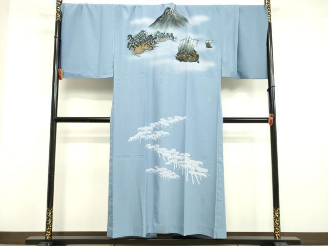 ■■■　サイズ　■■■ 身丈 150cm（肩から） 裄丈 77cm 袖丈 53cm　縫込み 0cm 袖幅 39.5cm 前幅 36cm 後幅 38cm 着物縫いこみ 内揚げ 0cm 裄 お袖側 約2.5cm　身頃側 約1cm ■■■　商品詳...