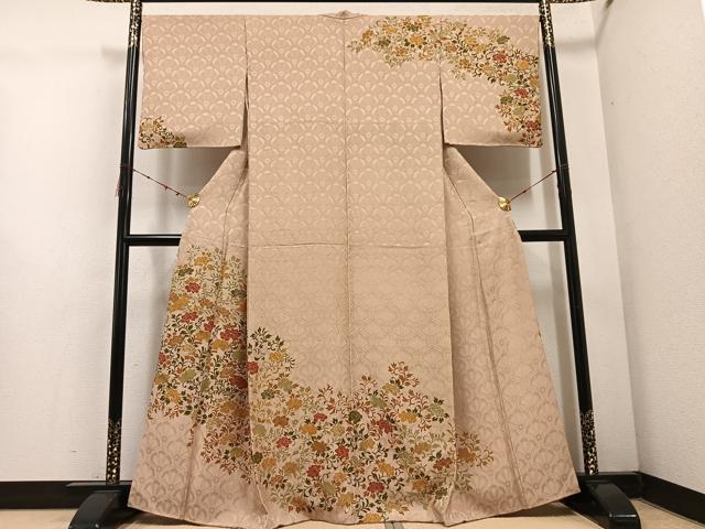 ■■■　サイズ　■■■ 身丈 163cm（肩から） 裄丈 67.5cm 袖丈 47.5cm　縫込み 11cm 袖幅 34cm 前幅 28cm 後幅 31cm 着物縫いこみ 内揚げ 0cm 裄 お袖側 約0cm　身頃側 約1cm ■■■　商品...