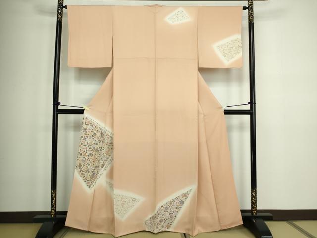 ■■■　サイズ　■■■ 身丈 162.5cm（肩から） 裄丈 64cm 袖丈 47cm　縫込み 5.5cm 袖幅 32cm 前幅 24cm 後幅 30cm 着物縫いこみ 内揚げ 3cm 裄 お袖側 約3cm　身頃側 約3cm ■■■　商品詳...