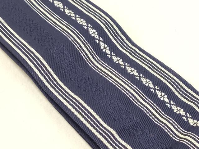 ■■■　サイズ　■■■ 長さ 380cm 幅 9cm程 ■■■　商品詳細　■■■ 【正絹】 詳細に関しましては、画像をご確認ください。 本場筑前博多織は、 福岡県福岡市博多区やその周辺で生産される絹織物です。 仏具のひとつである独鈷、華皿を...