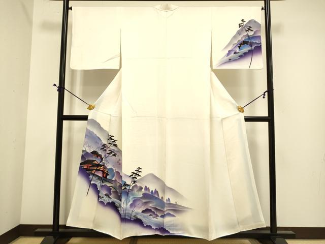 ■■■　サイズ　■■■ 身丈 153.5cm（肩から） 裄丈 65cm 袖丈 44.5cm　縫込み 3.5cm 袖幅 33.5cm 前幅 23cm 後幅 29.5cm 着物縫いこみ 内揚げ 5.5cm 裄 お袖側 約2.5cm　身頃側 約2...