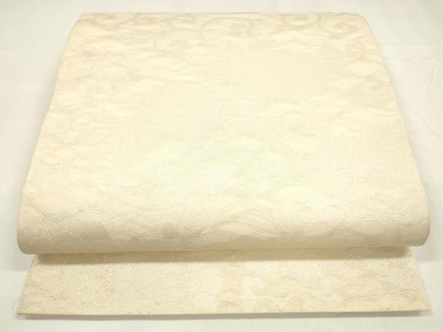 ■■■　サイズ　■■■ 長さ 416cm 幅 31cm程 ■■■　商品詳細　■■■ 【正絹】 状態は接写画像のように 太鼓上部・前柄・柄止まりに薄い汚れがございますが その他特に目立ったシミ汚れなどもなく大変良い状態です。 大変上質な逸品に...