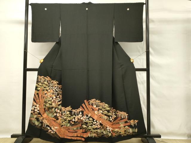 ■■■　サイズ　■■■ 身丈 159cm（肩から） 裄丈 65cm 袖丈 47cm　縫込み 4cm 袖幅 33.5cm 前幅 25cm 後幅 30cm 着物縫いこみ 内揚げ 4.5cm 裄 お袖側 約2cm　身頃側 約2cm ■■■　商品詳...