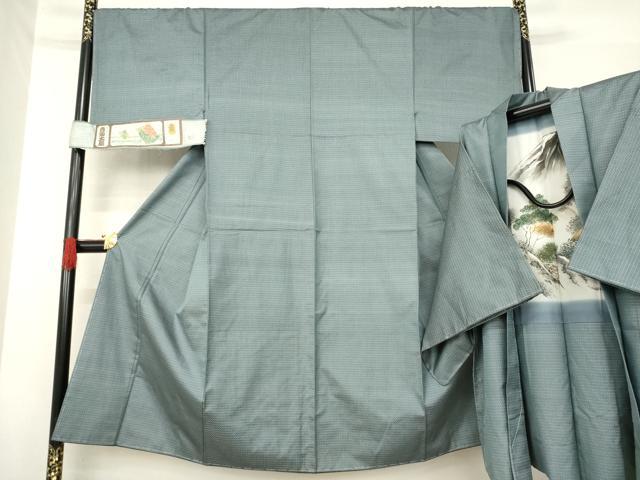 ■■■　サイズ　■■■ 【着物】 身丈 143cm（肩から） 裄丈 69cm 袖丈 49cm　縫込み 4cm 袖幅 35cm 前幅 26cm 後幅 30cm 着物縫いこみ 内揚げ 4cm 裄 お袖側 約1cm　身頃側 約2cm 【羽織】 身...