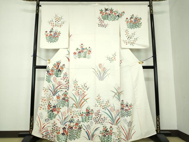 ■■■　サイズ　■■■ 身丈 162.5cm（肩から） 裄丈 65cm 袖丈 56cm　縫込み 5.5cm 袖幅 33.5cm 前幅 24.5cm 後幅 29cm 着物縫いこみ 内揚げ 5cm 裄 お袖側 約2.5cm　身頃側 約3cm ■...