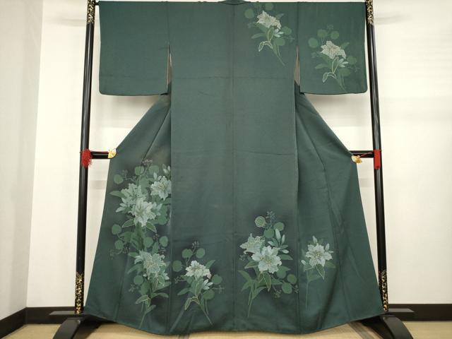 ■■■　サイズ　■■■ 身丈 160cm（肩から） 裄丈 67.5cm 袖丈 49cm　縫込み 4cm 袖幅 34cm 前幅 23cm 後幅 30cm 着物縫いこみ 内揚げ 3cm 裄 お袖側 約1cm　身頃側 約0cm ■■■　商品詳細　...