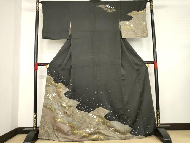 ■■■　サイズ　■■■ 身丈 166cm（肩から） 裄丈 65cm 袖丈 49cm　縫込み 6.5cm 袖幅 32.5cm 前幅 22cm 後幅 29cm 着物縫いこみ 内揚げ 0cm 裄 お袖側 約1cm　身頃側 約1cm ■■■　商品詳...