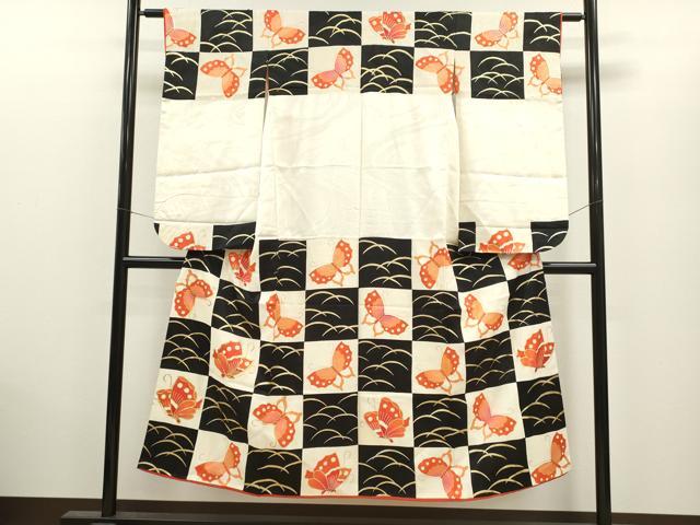 ■■■　サイズ　■■■ 【祝着】 身丈 145cm（肩から） 裄丈 60cm（肩上げ　0cm） 袖丈 75cm　縫込み 7cm 袖幅 31.5cm 前幅 21cm 後幅 27.5cm 着物縫いこみ 内揚げ 0cm （腰上げ　0cm） 裄 お...