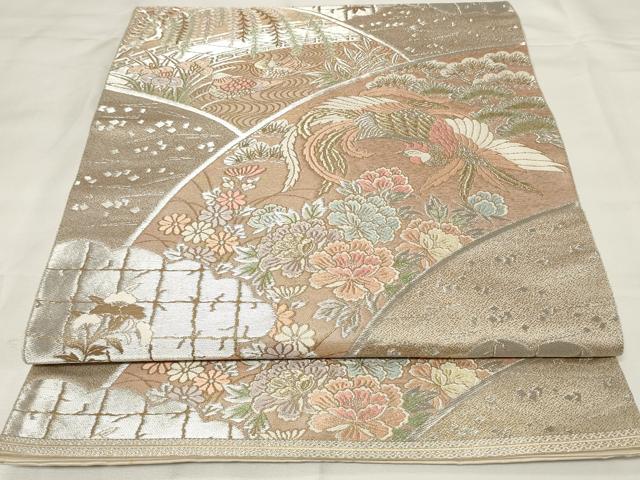 ■■■　サイズ　■■■ 長さ 432cm 幅 30.5cm程 ■■■　商品詳細　■■■ 【正絹・芯なし】 詳細に関しましては、画像をご確認ください。 西陣の老舗服部織物は創業1788年から脈々と その卓越した技術力と創作性で親しまれてきまし...