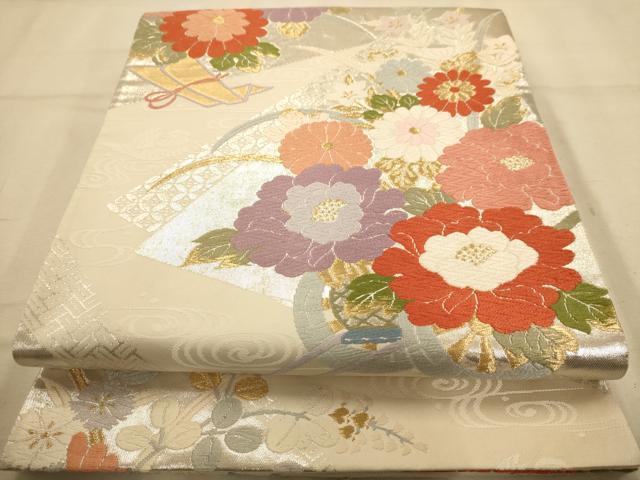 ■■■　サイズ　■■■ 長さ 428cm 幅 31cm程 ■■■　商品詳細　■■■ 【正絹】 詳細に関しましては、画像をご確認ください。 大変上質な逸品になります。 お安く出品致しますので、是非この機会にいかがでしょうか？ ※汚れ等に関しま...