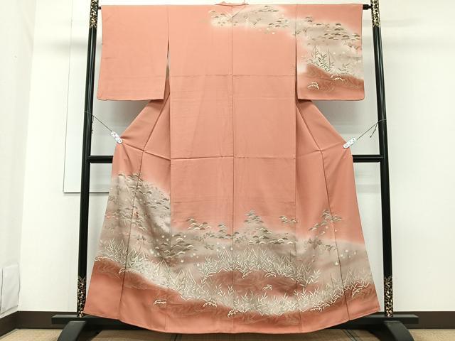 ■■■　サイズ　■■■ 身丈 159cm（肩から） 裄丈 64cm 袖丈 50.5cm　縫込み 4.5cm 袖幅 32.5cm 前幅 23cm 後幅 30.5cm 着物縫いこみ 内揚げ 4cm 裄 お袖側 約3cm　身頃側 約2cm ■■■...