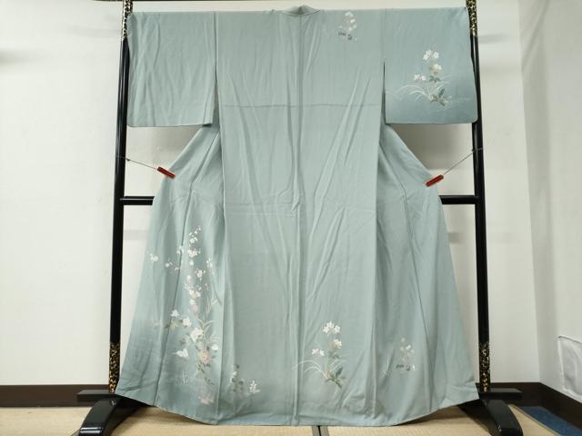 ■■■　サイズ　■■■ 身丈 165cm（肩から） 裄丈 71.5cm 袖丈 49cm　縫込み 8cm 袖幅 36cm 前幅 25cm 後幅 30cm 着物縫いこみ 内揚げ 7cm 裄 お袖側 約3cm　身頃側 約2cm ■■■　商品詳細　...