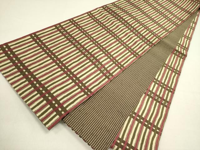 ■■■　サイズ　■■■ 長さ 436cm 幅 31cm程 ■■■　商品詳細　■■■ 【正絹・芯なし・未使用】 状態は一度も締めておらず 特に目立ったシミ汚れなどもなく大変良い状態です。 大変上質な逸品になります。 お安く出品致しますので、是...