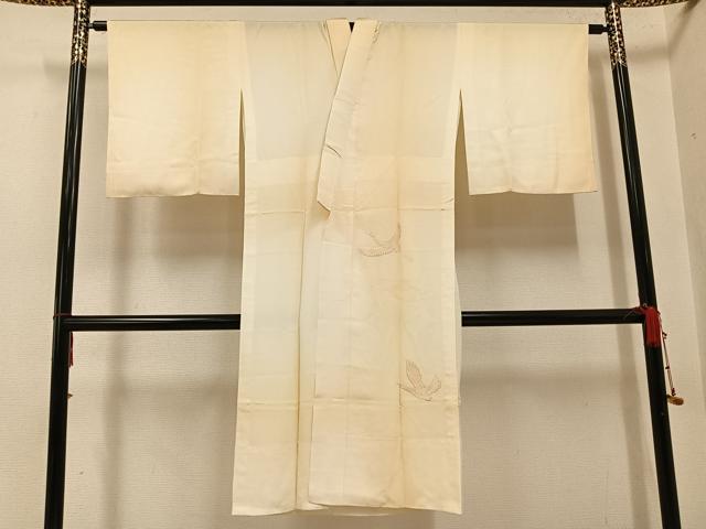 ■■■　サイズ　■■■ 身丈 120cm（肩から） 裄丈 66.5cm 袖丈 46cm　縫込み 5.5cm 袖幅 33.5cm 前幅 27cm 後幅 31.5cm 着物縫いこみ 内揚げ 5cm 裄 お袖側 約2cm　身頃側 約0cm ■■■...