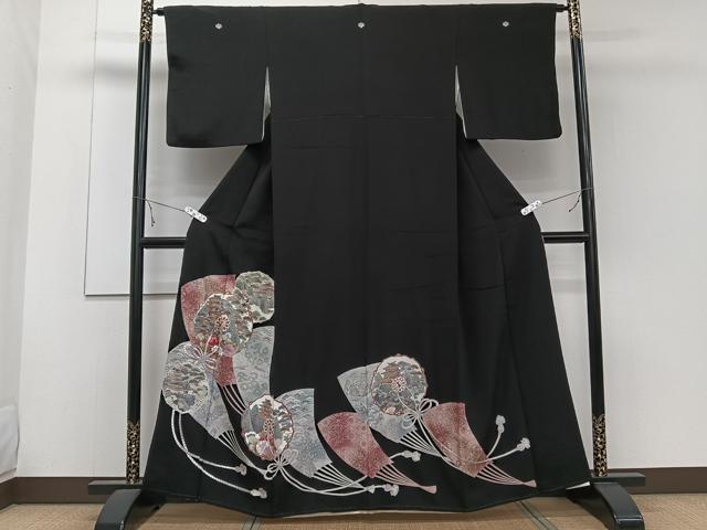 ■■■　サイズ　■■■ 身丈 161cm（肩から） 裄丈 64cm 袖丈 47.5cm　縫込み 2.5cm 袖幅 32.5cm 前幅 24cm 後幅 29.5cm 着物縫いこみ 内揚げ 4.5cm 裄 お袖側 約2cm　身頃側 約1cm ■...