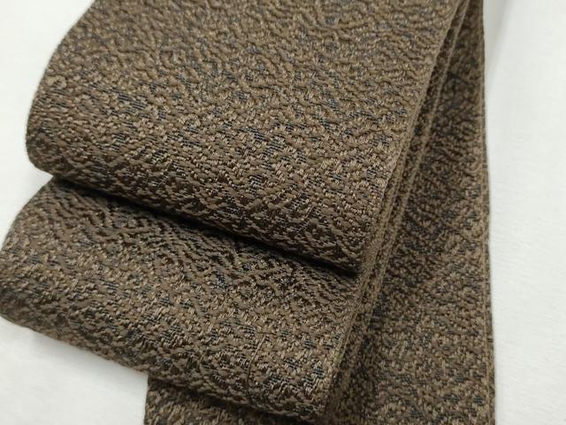 ■■■　サイズ　■■■ 長さ 394cm 幅 8.5cm程 ■■■　商品詳細　■■■ 【正絹】 状態は締めてはおりますが 特に目立ったシミ汚れなどもなく大変良い状態です。 本場筑前博多織は、福岡県福岡市博多区やその周辺で生産される絹織物です...