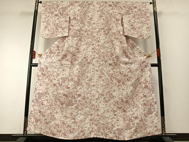 ■■■　サイズ　■■■ 身丈 158cm（肩から） 裄丈 64cm 袖丈 48cm　縫込み 3.5cm 袖幅 32cm 前幅 23.5cm 後幅 31cm 着物縫いこみ 内揚げ 0cm 裄 お袖側 約2.5cm　身頃側 約2cm ■■■　商...